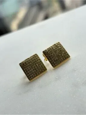 Lisa Gozlan | Jewelry | Lisa Gozlan Princess Studs Mini Pav Princess ...